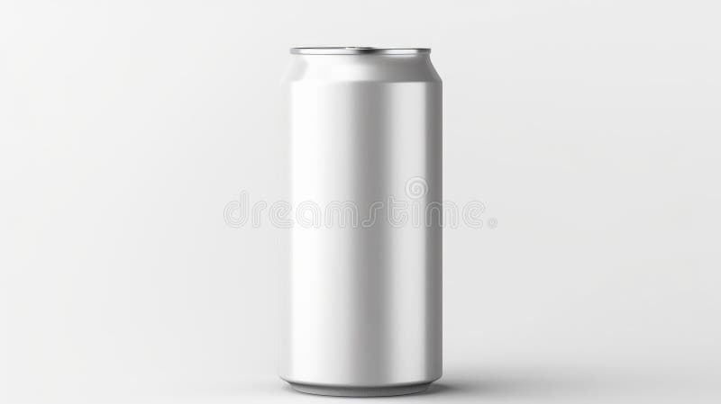 Blank Can Aluminum Mockup Design for Beverage or Soft Drink. Neural ...