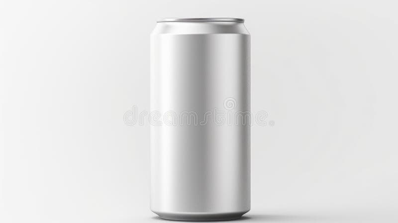 Blank Can Aluminum Mockup Design for Beverage or Soft Drink. Neural ...