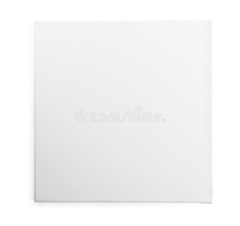 Blank Canvas on White. Mockup for Design Stock Photo - Image of empty ...