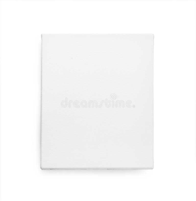 Blank Canvas Isolated, Top View. Space for Design Stock Photo - Image ...