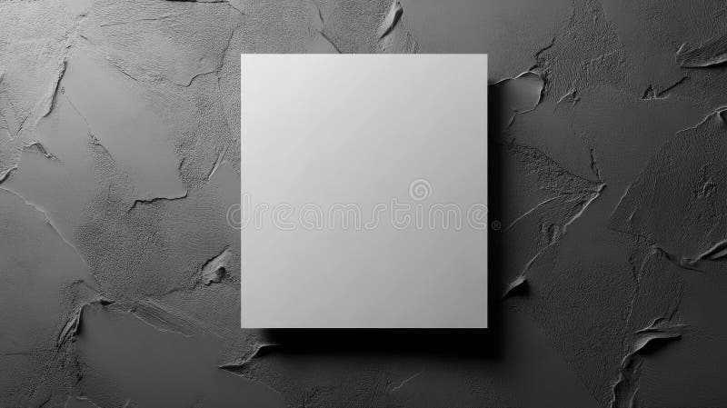 Blank Canvas on Textured Wall with Space for Creative Ideas and Text ...