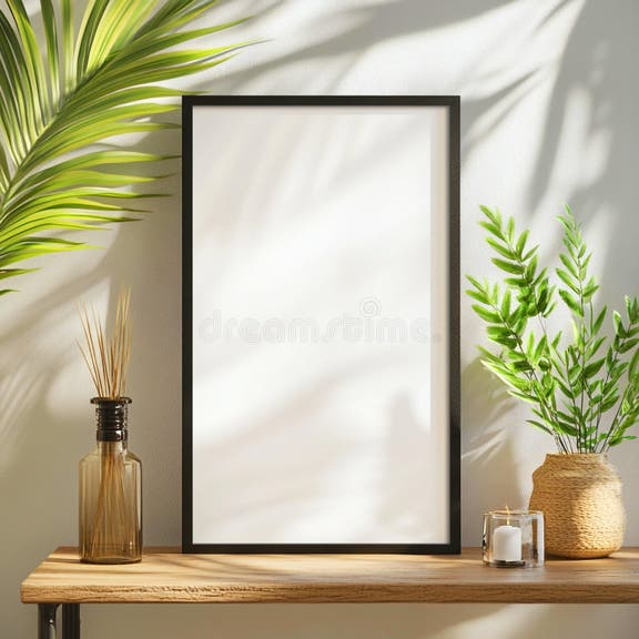 Blank Canvas Showcase Your Work with this Elegant Mockup Stock ...