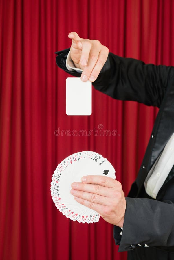 Card Trick stock image. Image of person, card, playing - 12820213