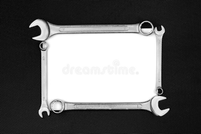 Set of wrenches border stock image. Image of hardware - 34449151