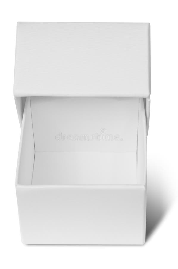 Blank cardboard box stock photo. Image of carton, square - 18342870
