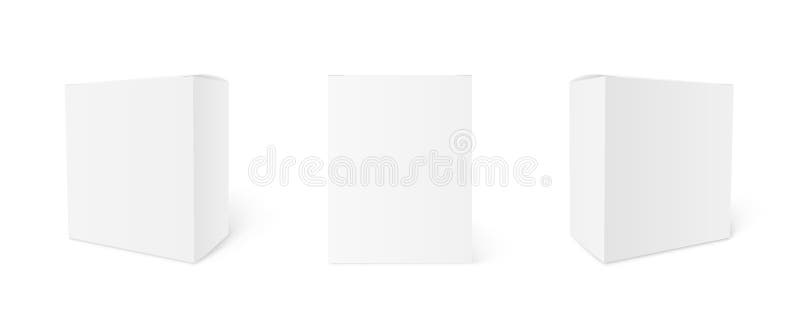 Blank Cardboard Package Boxes Mockup. Box Set Stock Vector ...