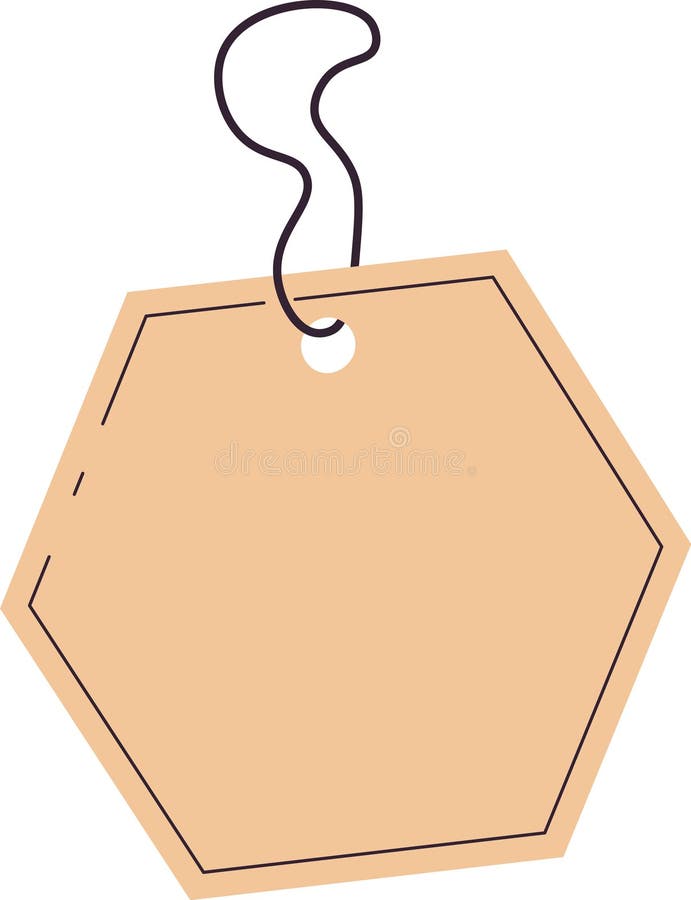 Blank Cardboard Paper Price Tag Stock Vector - Illustration of sale ...