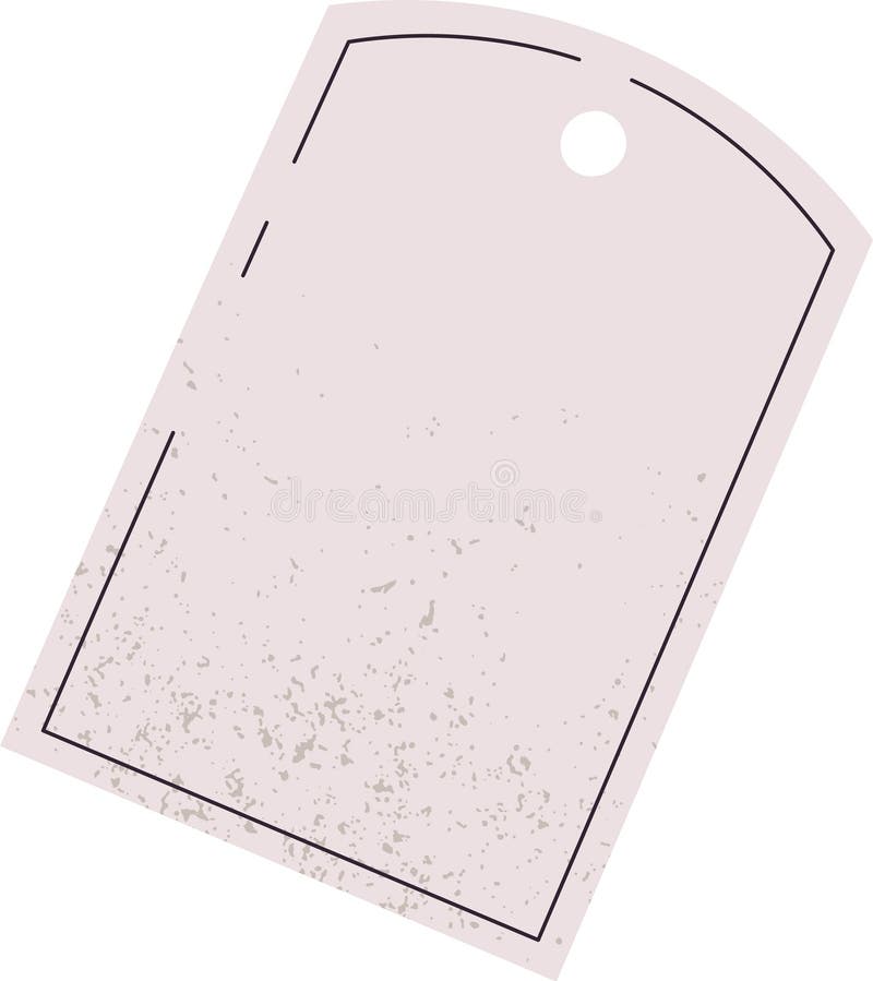 Blank Cardboard Paper Price Tag Stock Vector - Illustration of isolated ...