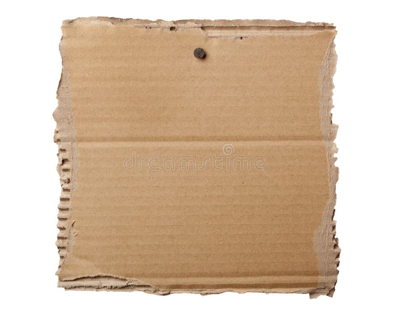 Blank Cardboard Sign