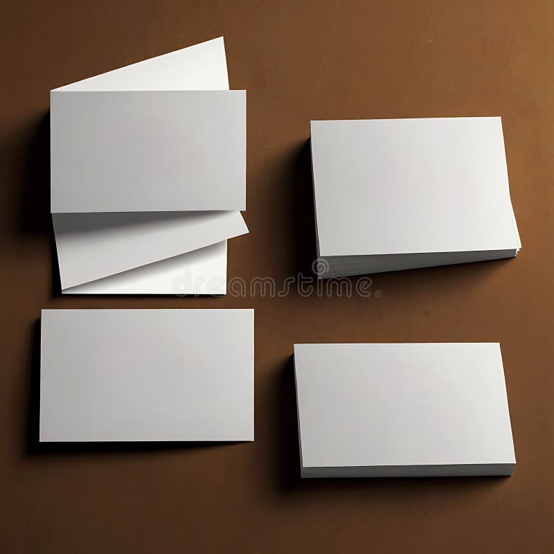 Blank cards stock illustration. Illustration of sheet - 351891066