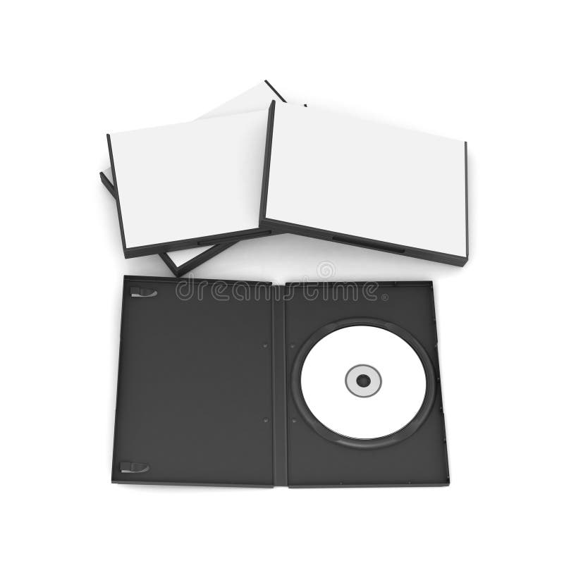 Blank cd case stock vector. Illustration of clear, blank - 14446913