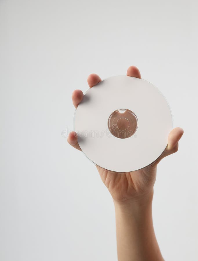 Blank cd stock image. Image of multimedia, electronics - 14558841