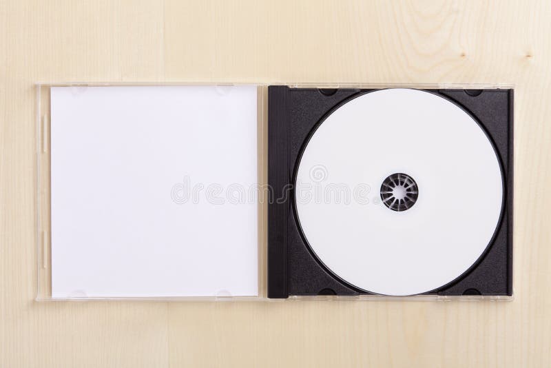 Blank / Empty CD Front and Back View. Stock Illustration - Illustration ...