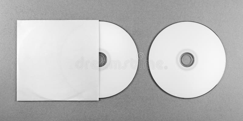 Blank CD on gray stock image. Image of disc, layout, color - 70078913