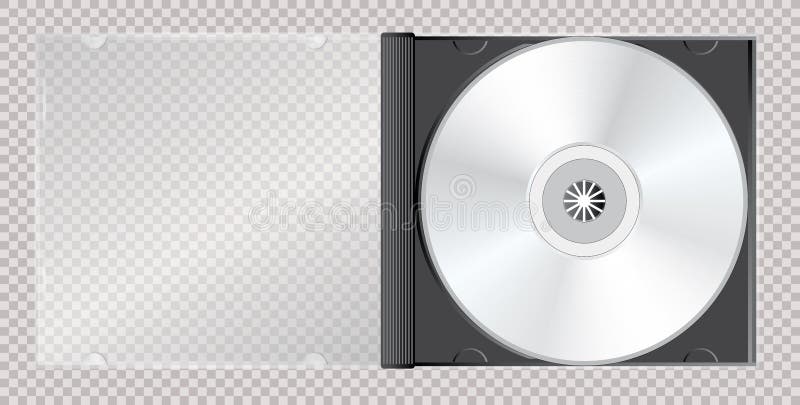 Cd open box stock vector. Illustration of repetition - 156738605