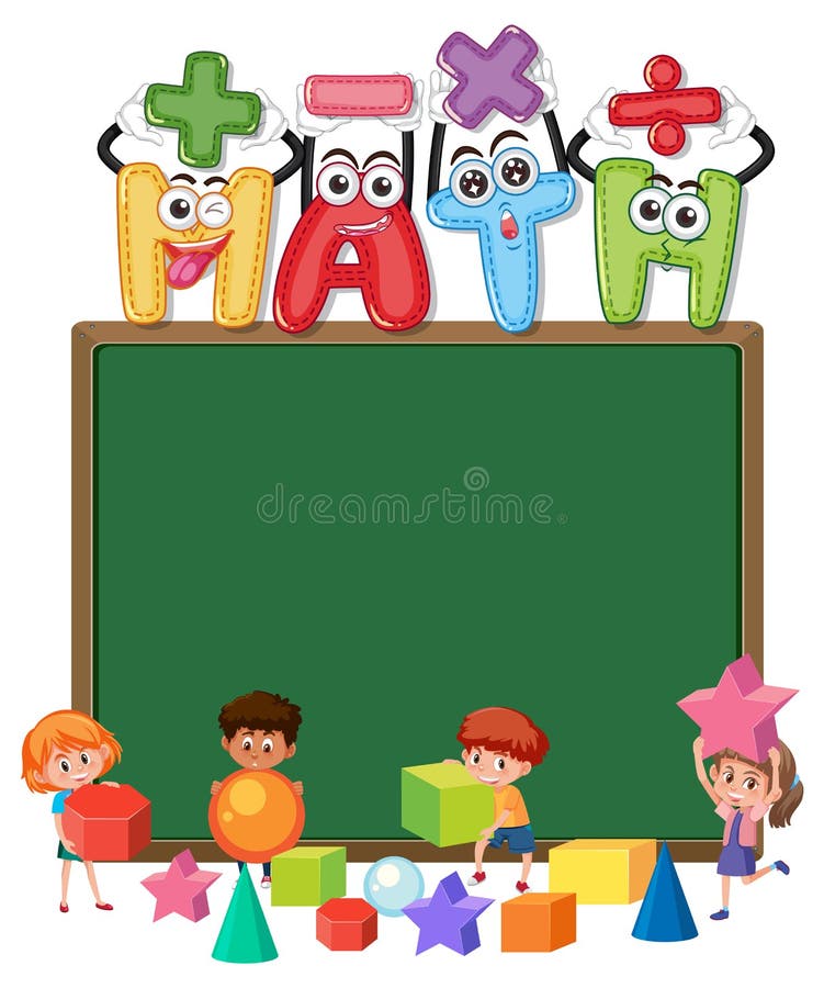 Math School Kids Clip Art