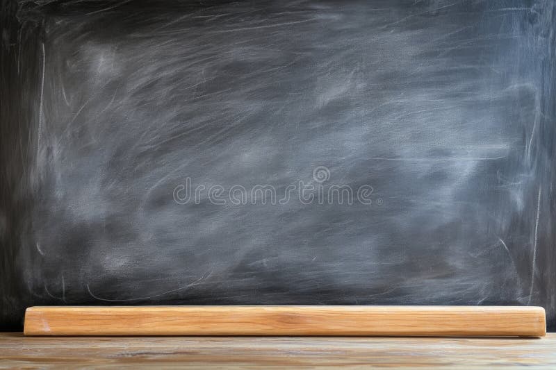 Blank Chalkboard Ready for Lessons and Creative Expression in a ...