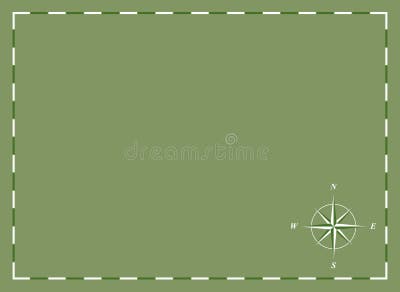 Blank Chart with Compass Rose Stock Vector - Illustration of empty ...