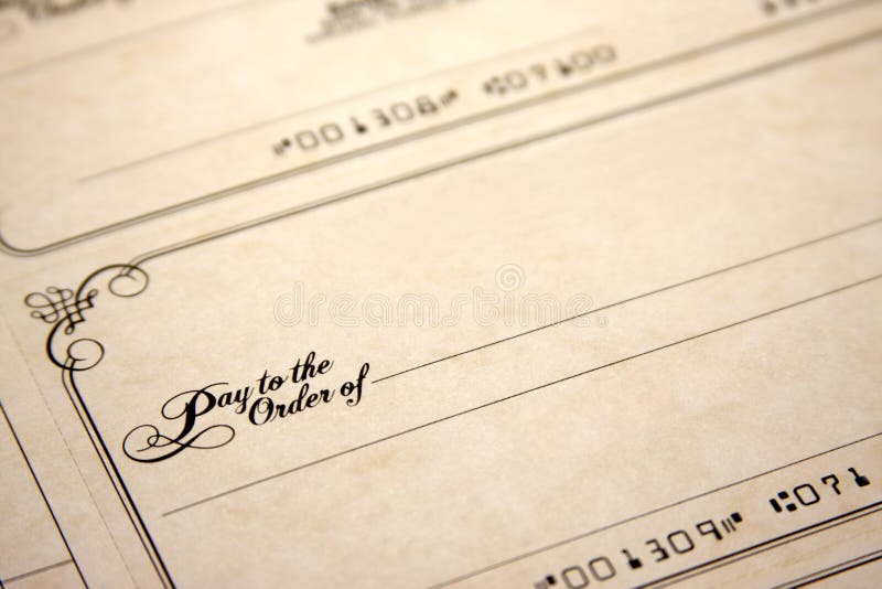 Torn Check stock image. Image of financial, deposit, issue - 822803