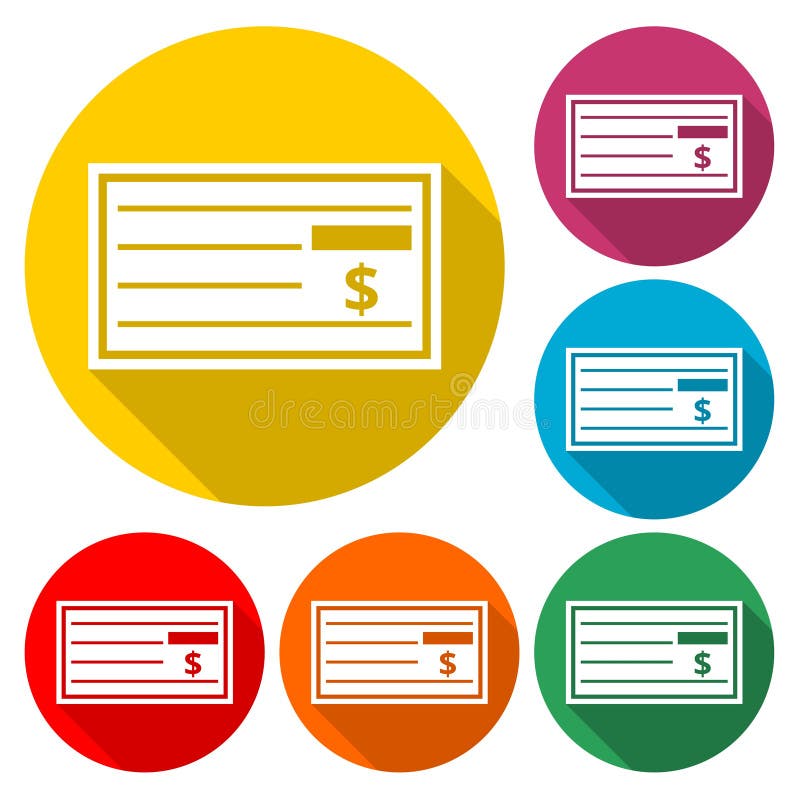 Blank check illustration stock vector. Illustration of investment ...