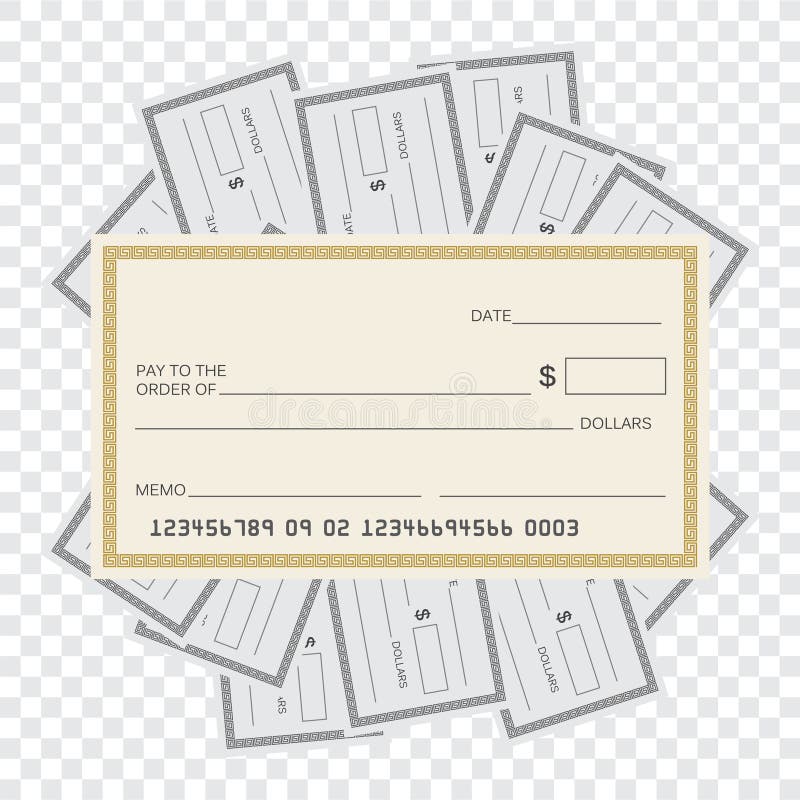 Blank Check Template. Check Template. Banking Check Templ Stock ...