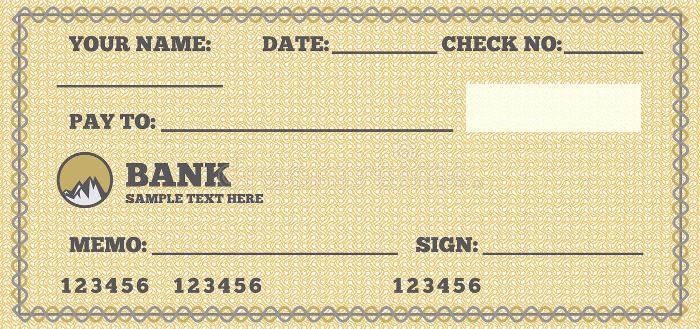 Fake Blank Check Stock Illustrations – 507 Fake Blank Check Stock ...