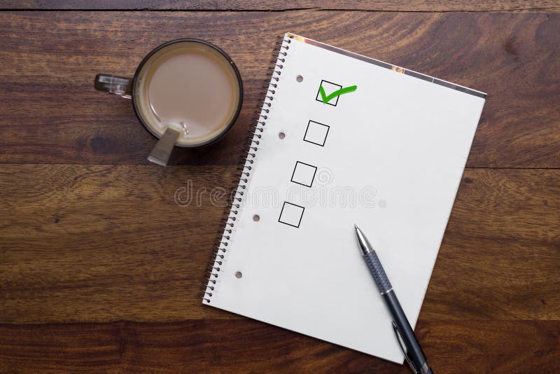 Checklist stock photo. Image of checklist, accomplish, work - 667636