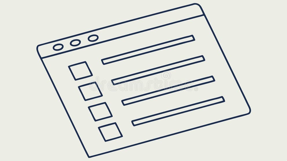 Blank Checklist Illustration Vector Stock Illustrations – 12,158 Blank ...