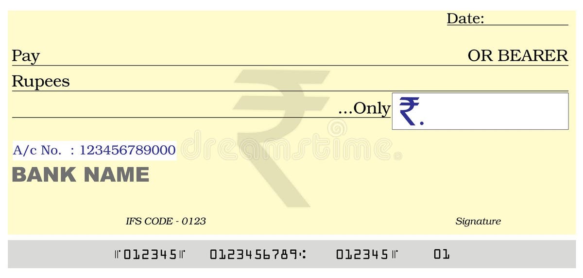 Indian Bank Cheque Stock Illustrations – 48 Indian Bank Cheque Stock ...