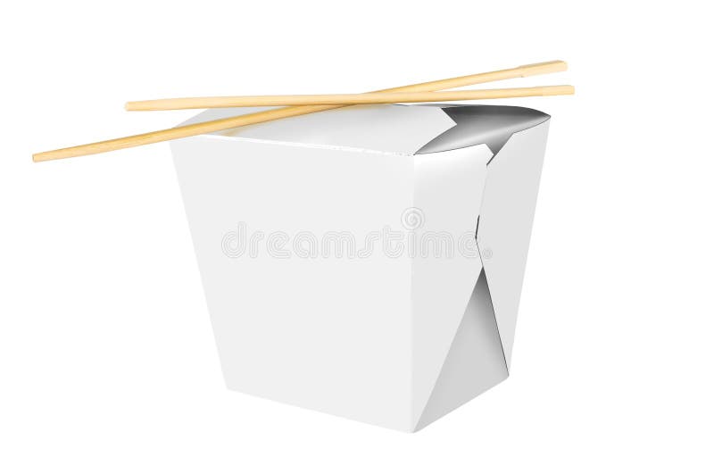 Chinese Take Out Box stock image. Image of copy, container - 34640573