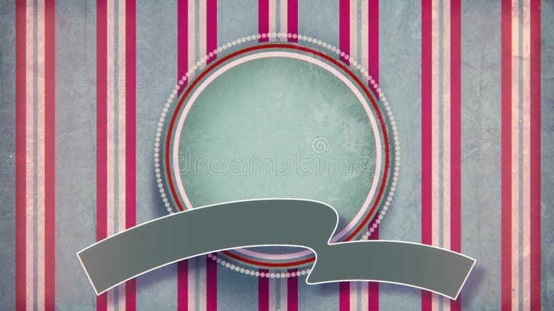 Blank Circle Label with Lines Flat Animation Stock Video - Video of ...