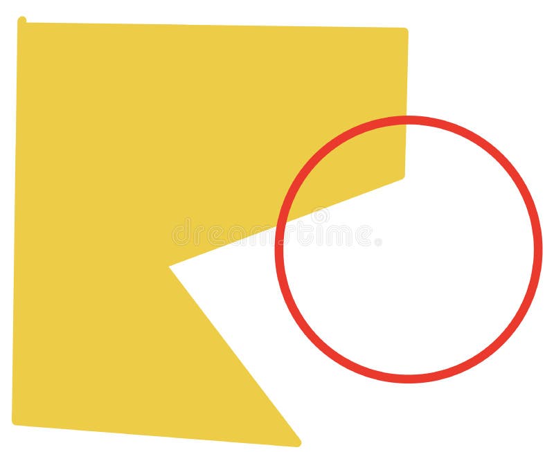 Blank Circle Line with Solid Shape Primary Color Kid Children Geometric ...