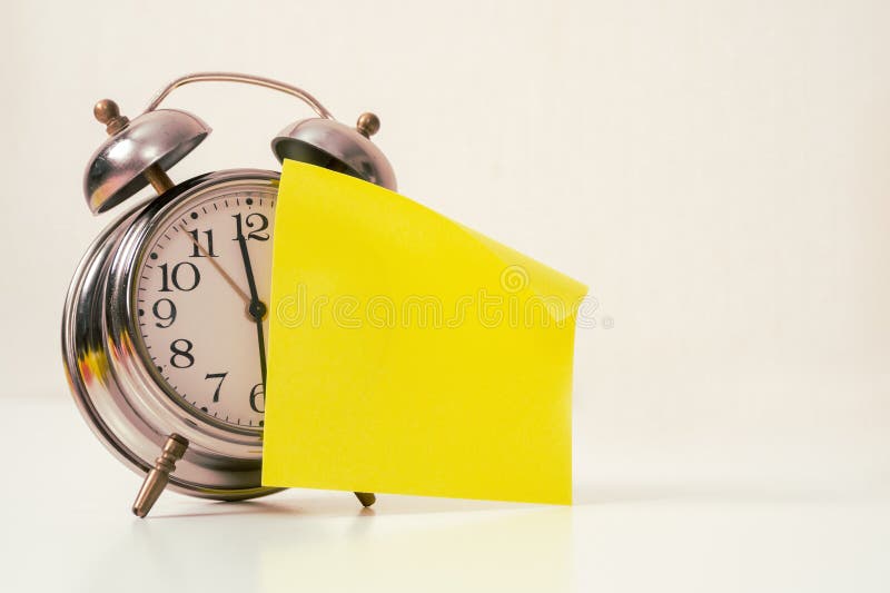 A Blank Clock Sticker Symbolizes Waiting Time and a New Start, Creating ...