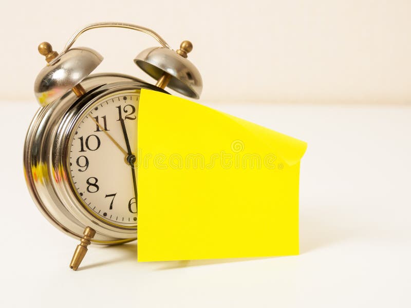 A Blank Clock Sticker Symbolizes Waiting Time and a New Start, Creating ...