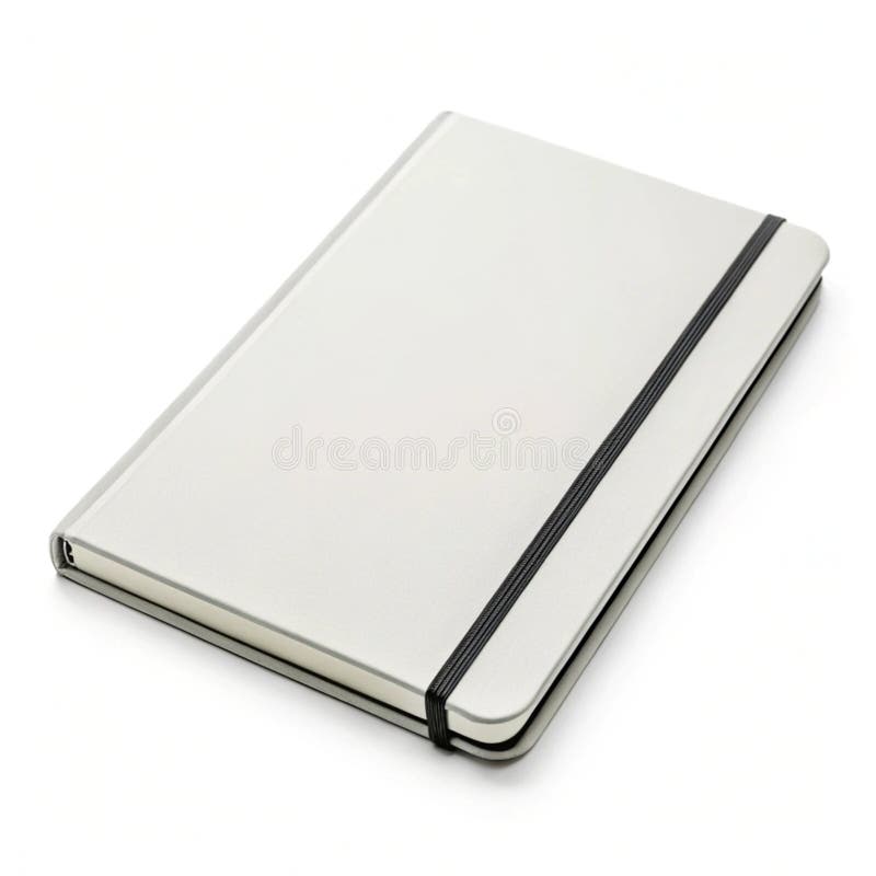 Blank Closed Notebook Mockup Isolated on Transparent Background Stock ...
