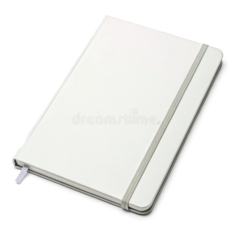 Blank Closed Notebook Mockup Isolated on Transparent Background Stock ...