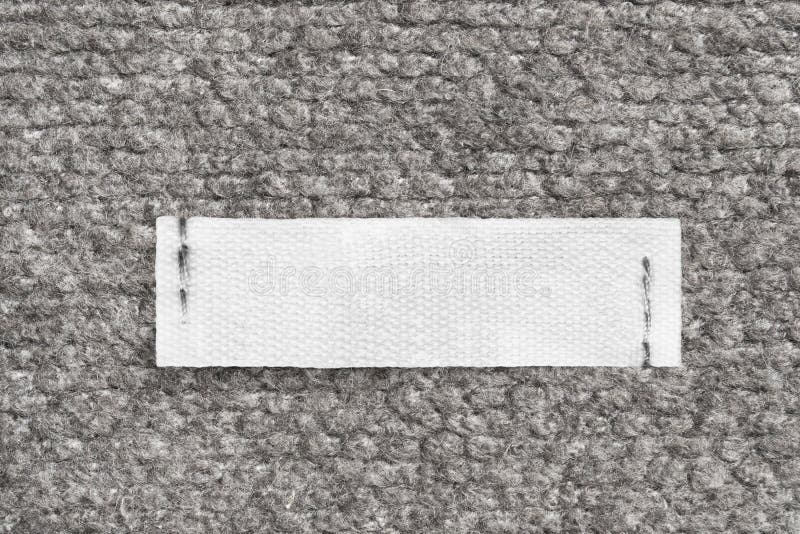 Blank clothes label stock image. Image of symbol, fiber - 174451505
