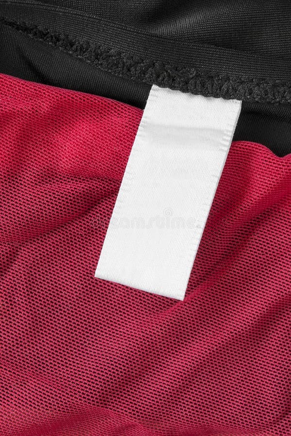 Blank clothing label stock image. Image of netting, background - 253713549