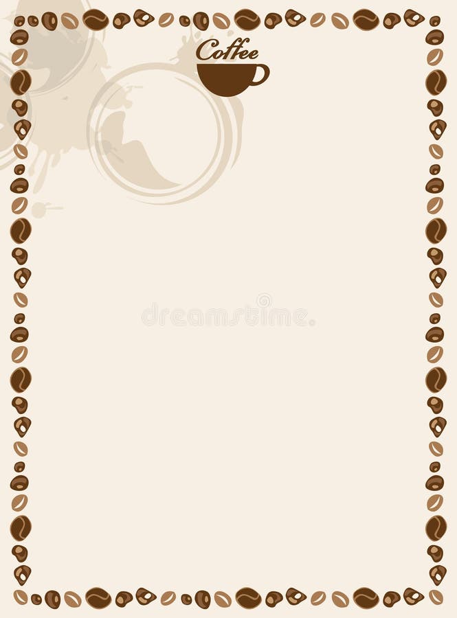 Blank for coffee stock vector. Illustration of brown - 29224210