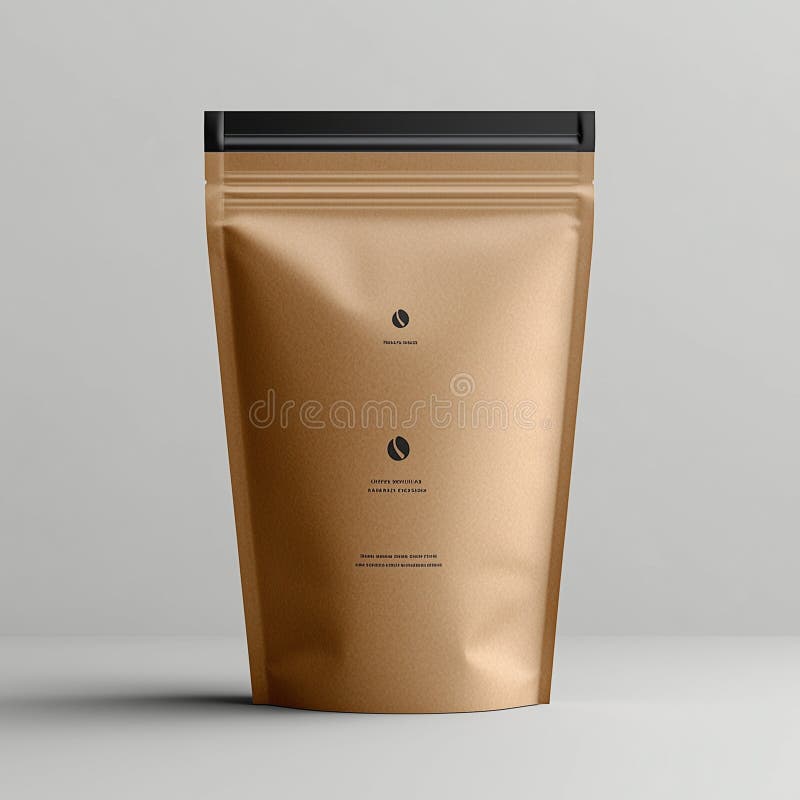 Blank Coffee Package Design, Coffee Beans Packaging, Mock Up Style ...