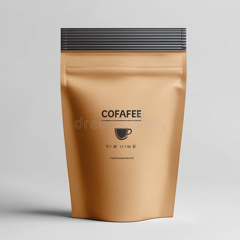 Blank Coffee Package Design, Coffee Beans Packaging, Mock Up Style ...