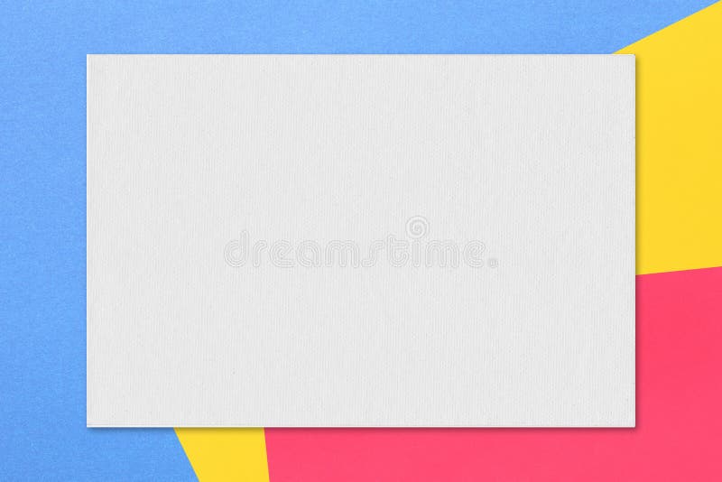 Blank Color Art Paper with Layer Background Stock Photo - Image of ...
