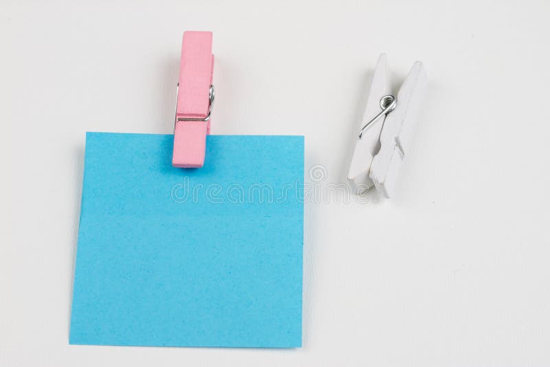 Blank Colored Sticky Notes with Clips. Office Accessories for Listing ...