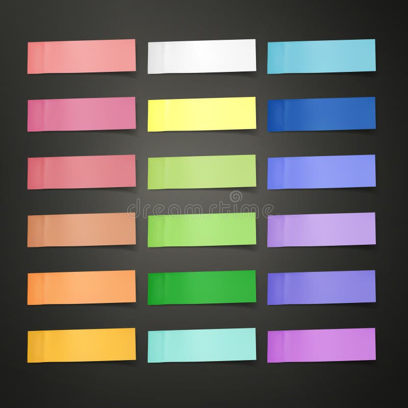 Colorful Sticky Notes on Blackboard, Simple Mind Map with Questions ...