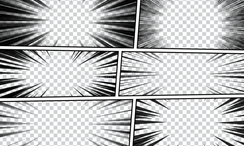 Blank Comic Book Superhero Scrapbook Page Template, Graphic Art Frame ...