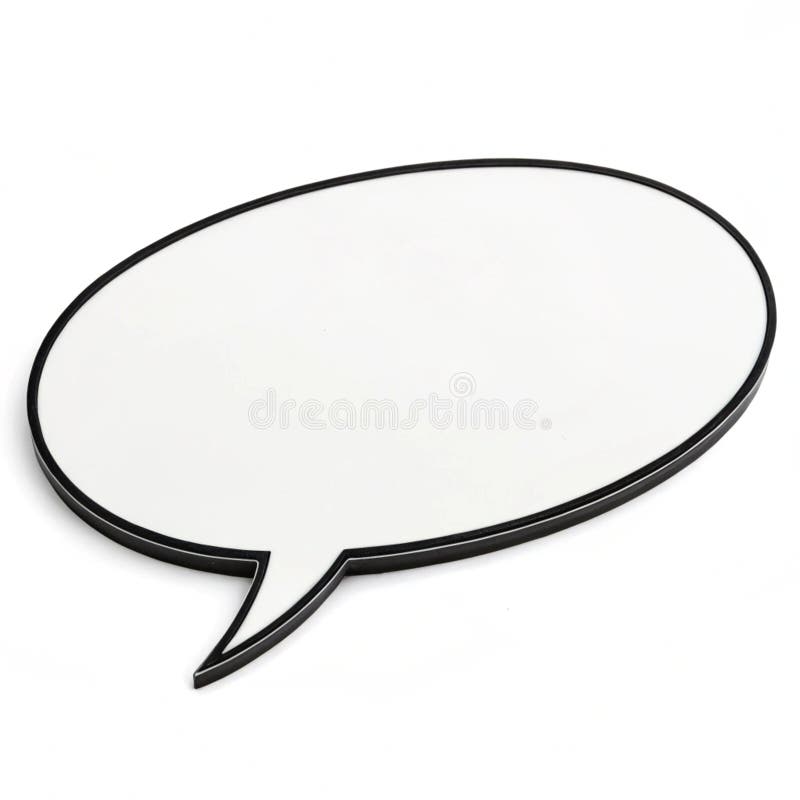 Blank Comic Book Text Bubble Illustration Stock Illustration ...