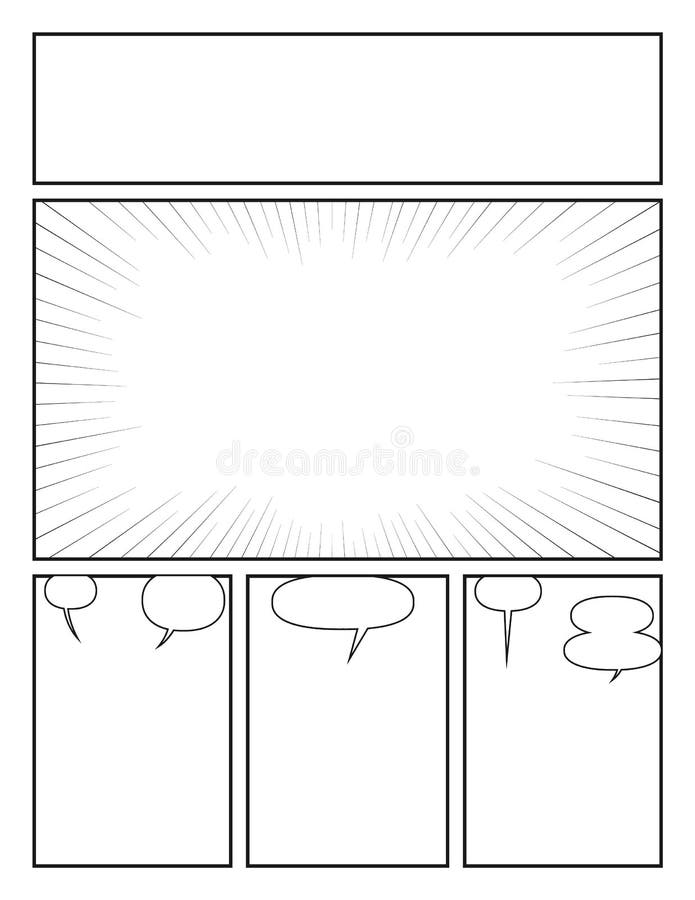 Blank Comic Book and Sketchbook Stock Vector - Illustration of drawing ...
