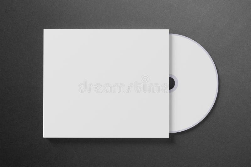 Compact disk with cover. stock vector. Illustration of electronic ...