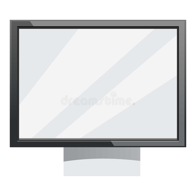 Blank Computer Monitor Screen Showing Empty Workspace Stock Image ... Blank Computer Monitor Screen Showing Empty Workspace Stock Image ...