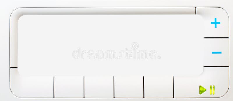 Blank control panel stock image. Image of contemporary - 24325395